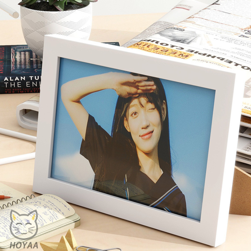 Hoyaa Crystal Glass Photo Frame 4r 6r A4 Size with Stand for Wall ...