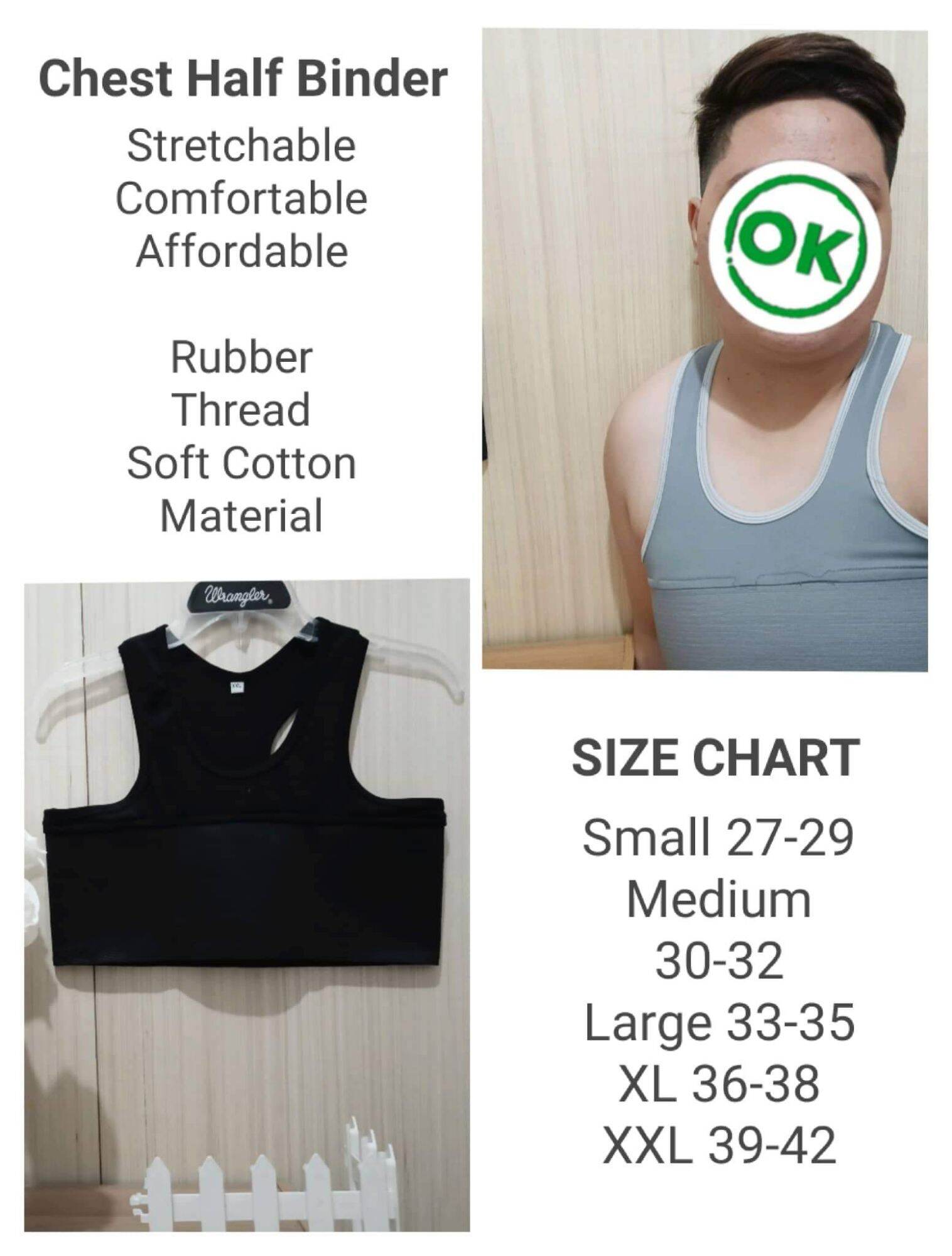 HALF CHEST BINDER for TOMBAES STRETCHABLE | Lazada PH