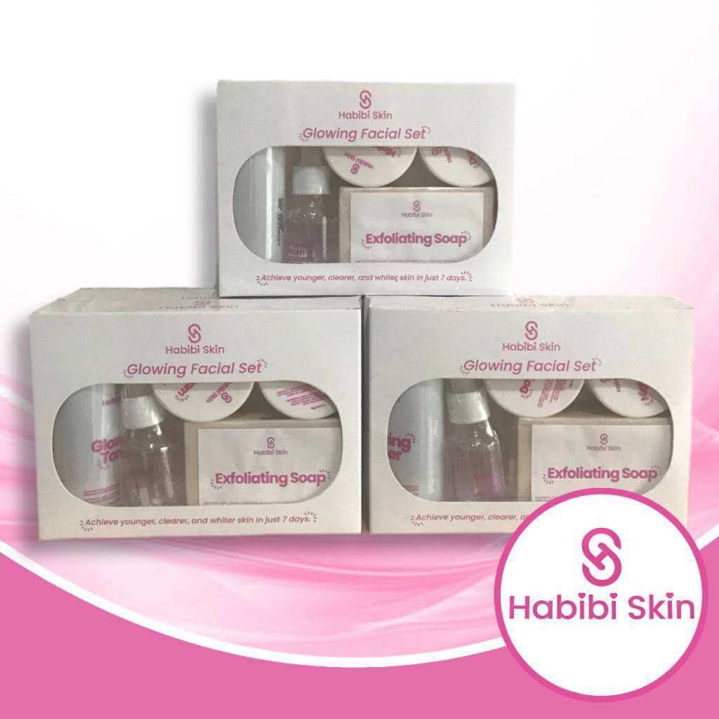 ORIGINAL HABIBI SKIN 5in1 GLOWING SET (Maintenance Set) Soap,lotion ...