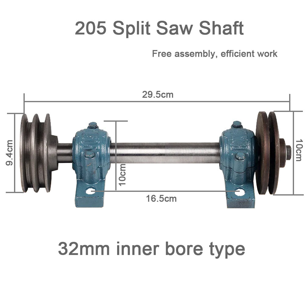 Table Saw Spindle Shaft Assembly 205 Table Saw Shaft Bearing Housing ...