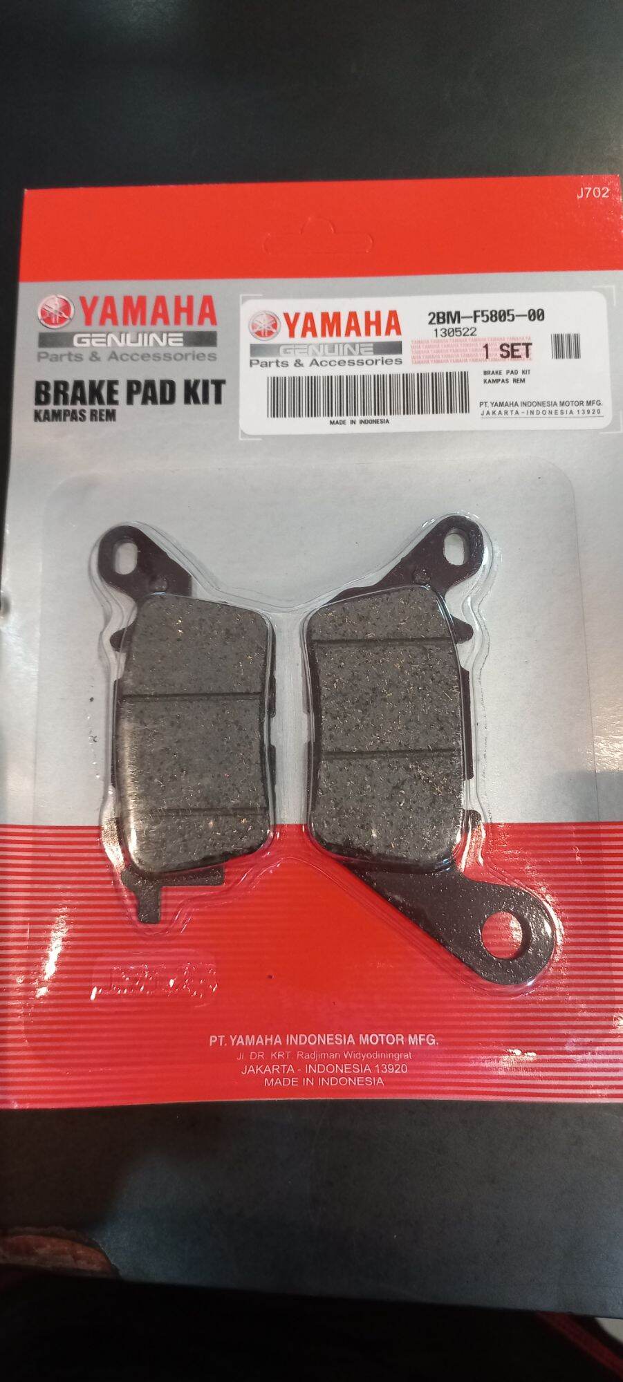 ORIGINAL YAMAHA BRAKE PADA FOR MIO I,MIO SOUL,MIO GEAR,GRAVIS,SIGHT ...