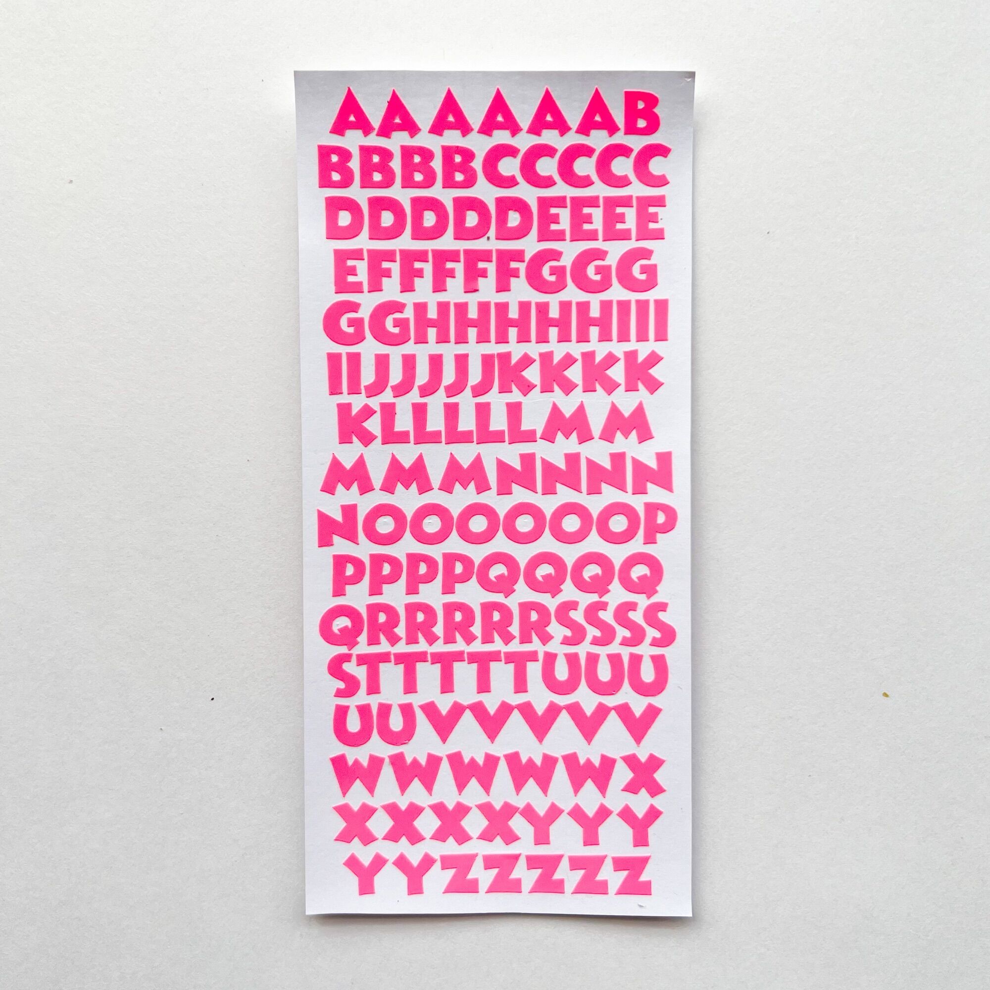 VINYL LETTER DECO STICKER #6 (For RESIN, TUMBLER, AQUAFLASK, LABELS etc ...