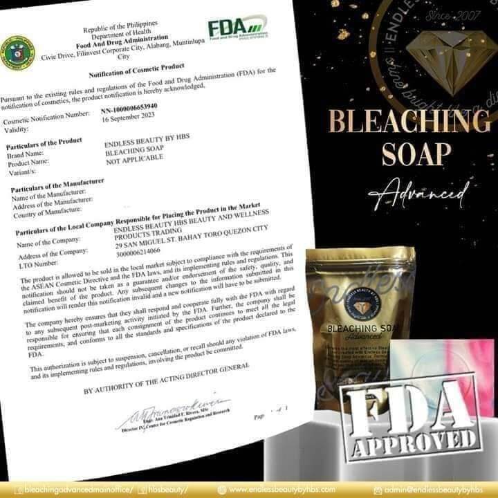 ENDLESS BEAUTY BY HBS PRODUCTS 10X WHITENING BLEACHING SOAP ADVANCED | Lazada PH