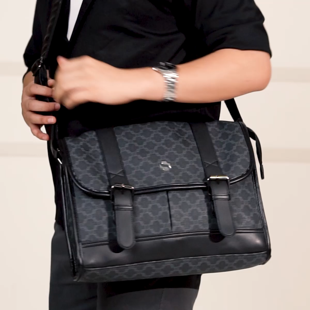 Shigetsu Signature Monogram Bag Collection Backpack for School sling ...