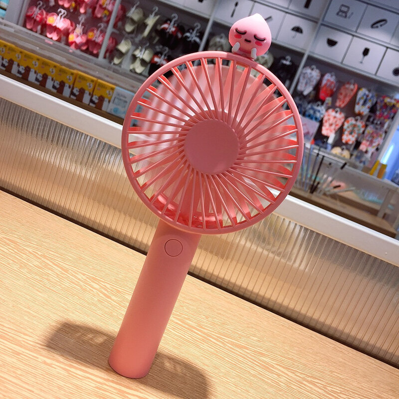 Miniso MINISO Small Handheld Fan Folding Portable Mute USB Office Small ...