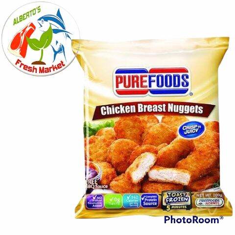 PURE FOODS CHICKEN BREAST NUGGETS 200g | Lazada PH
