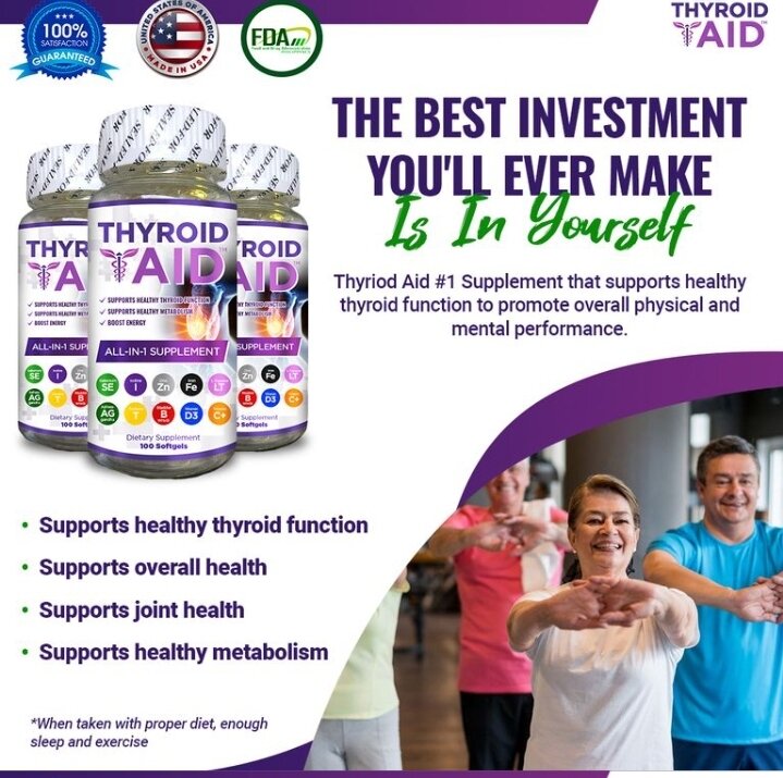 Thyroid Aid - for goiter or thyroid disorder 100 Softgels | Lazada PH