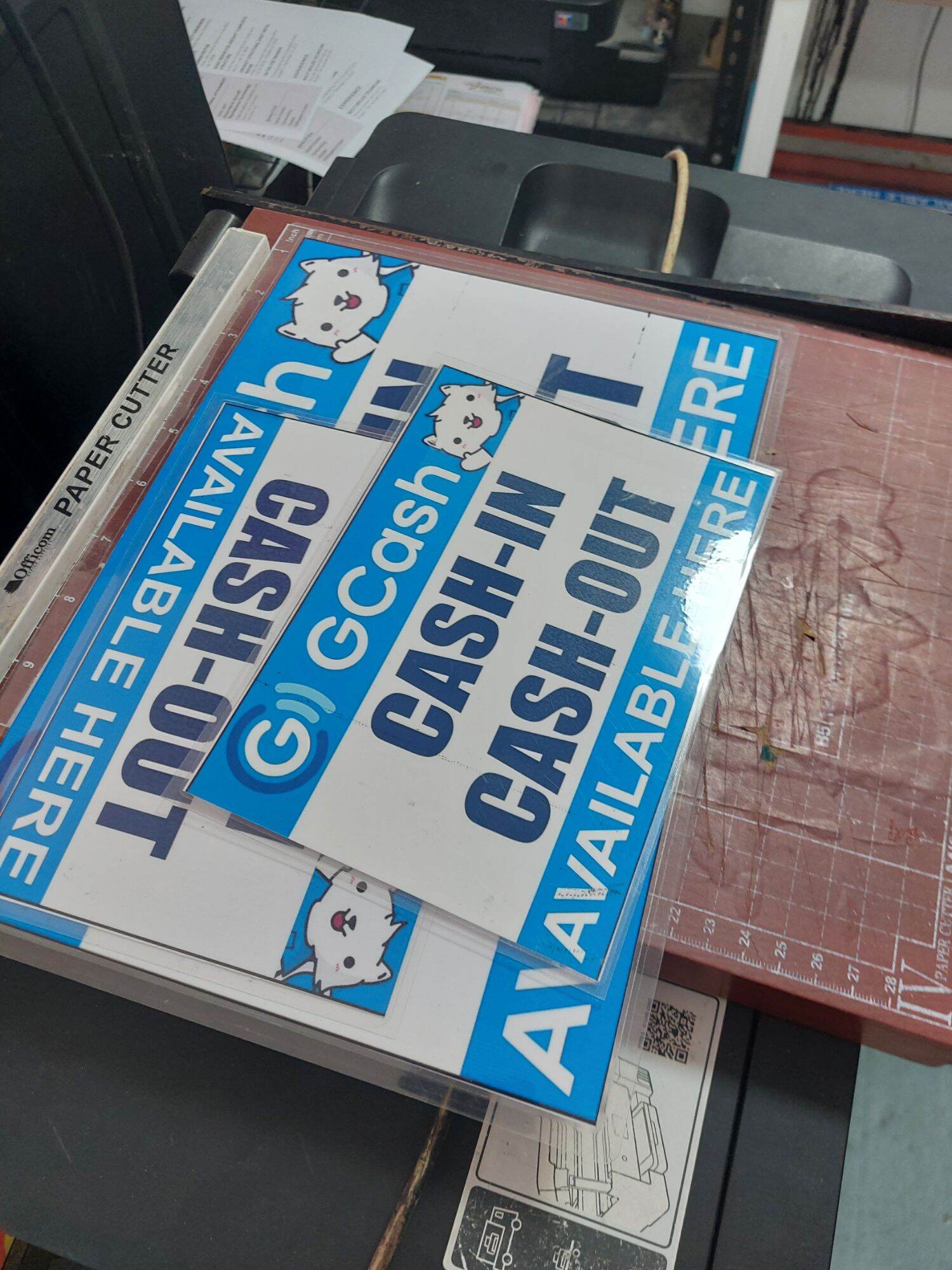 GCASH LAMINATED SIGNAGE | Lazada PH