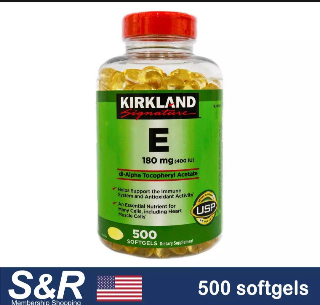 KIRKLAND SIGNATURE Vitamin E 180mg 500 softgels | Lazada PH
