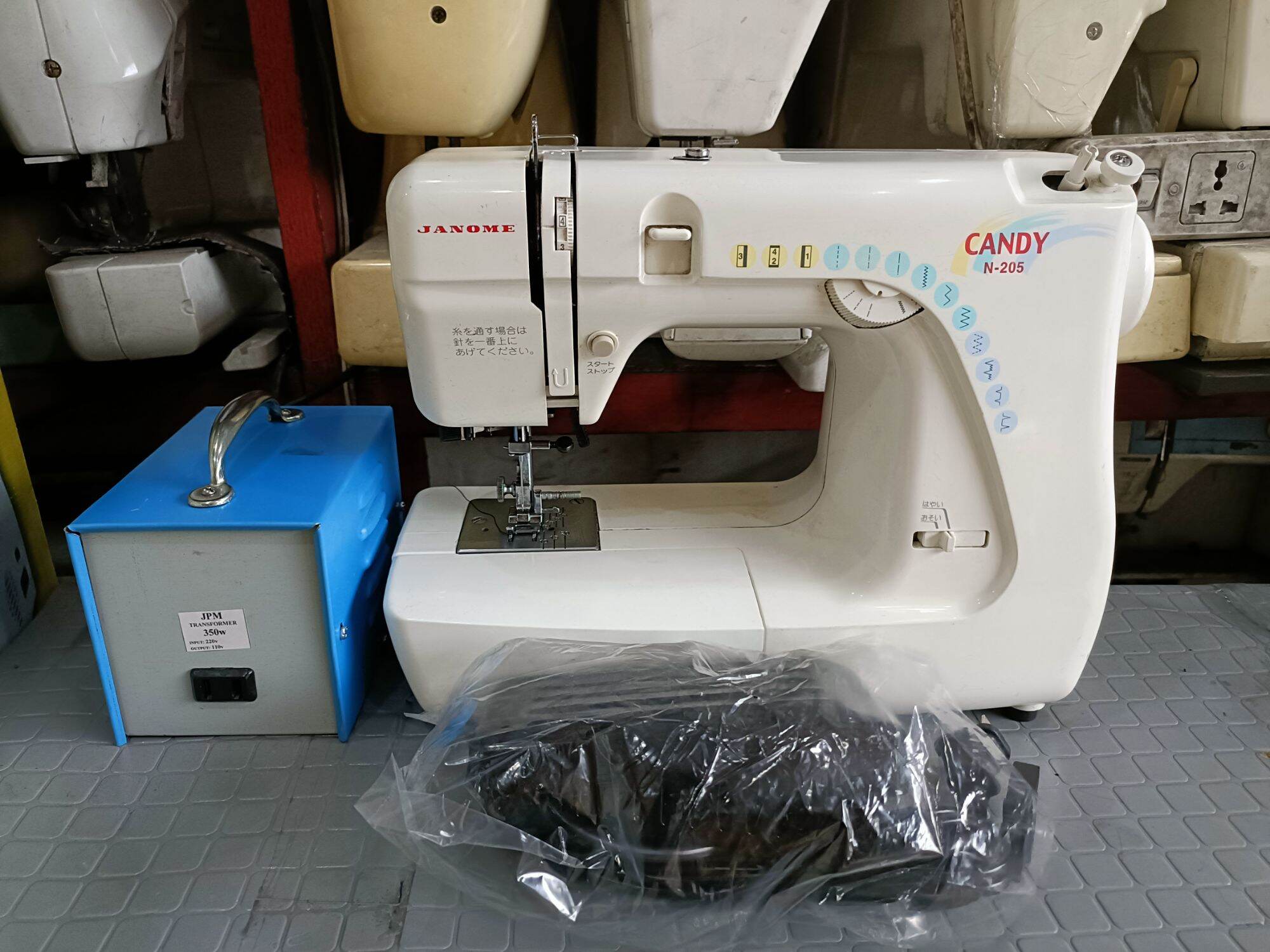 Janome brand heavy duty portable footpedal apakan control running good ...