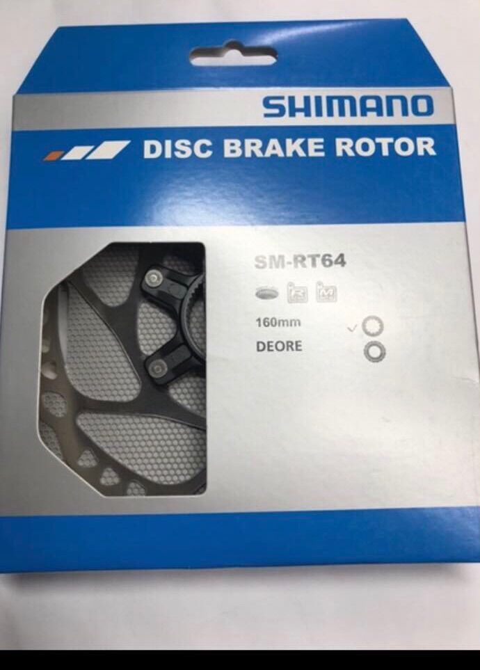 SHIMANO DISC BRAKE ROTOR CENTER LOCK PAIR 160mm SM RT64 | Lazada PH