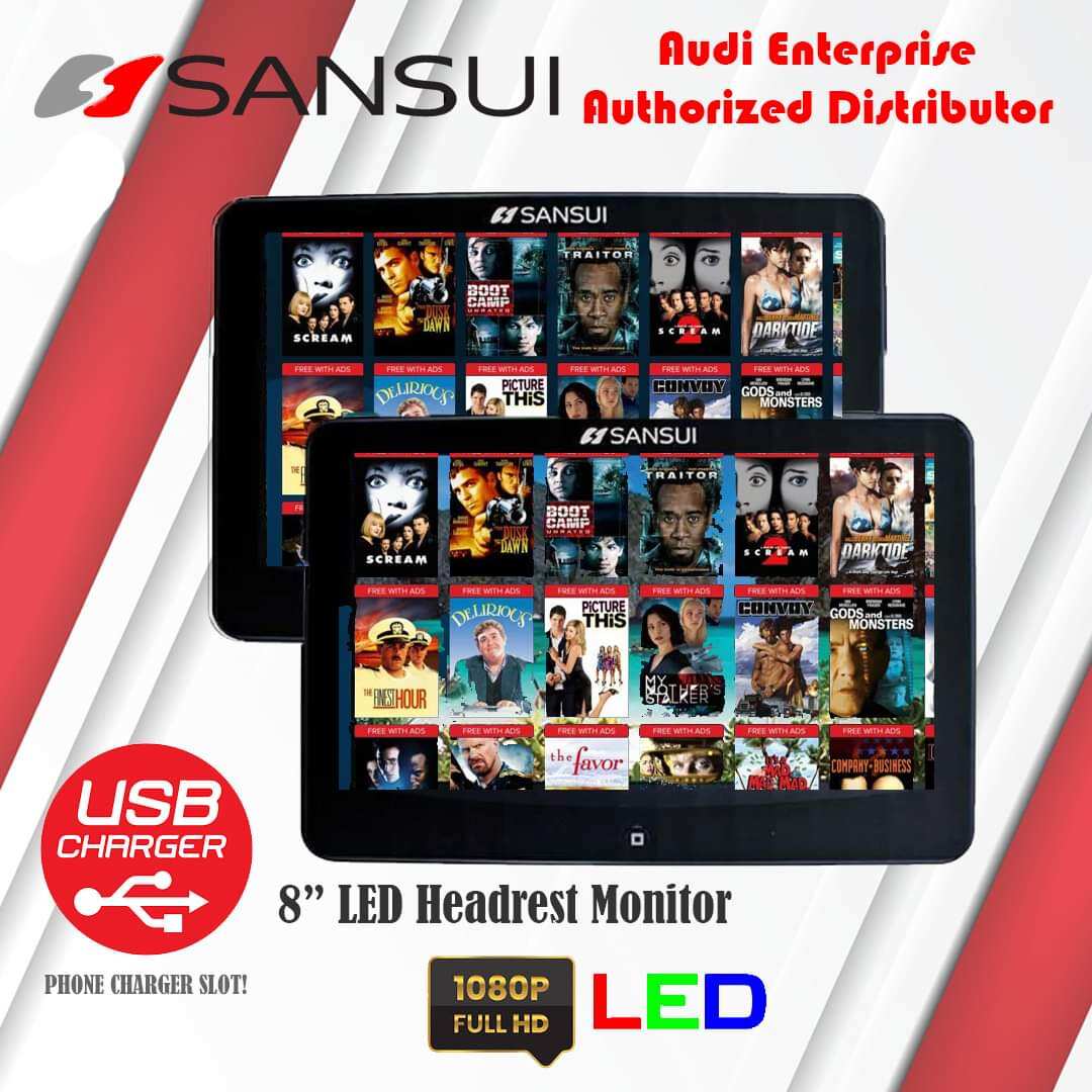 Sansui 8" HEADREST LED MONITOR SA-HM801 | Lazada PH