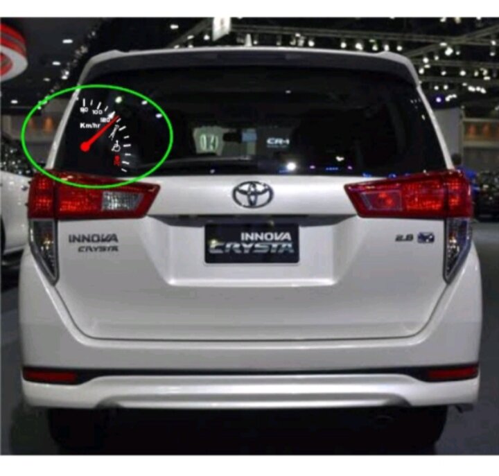 Toyota Innova Speed Warning Sticker Design for rear Windshield | Lazada PH
