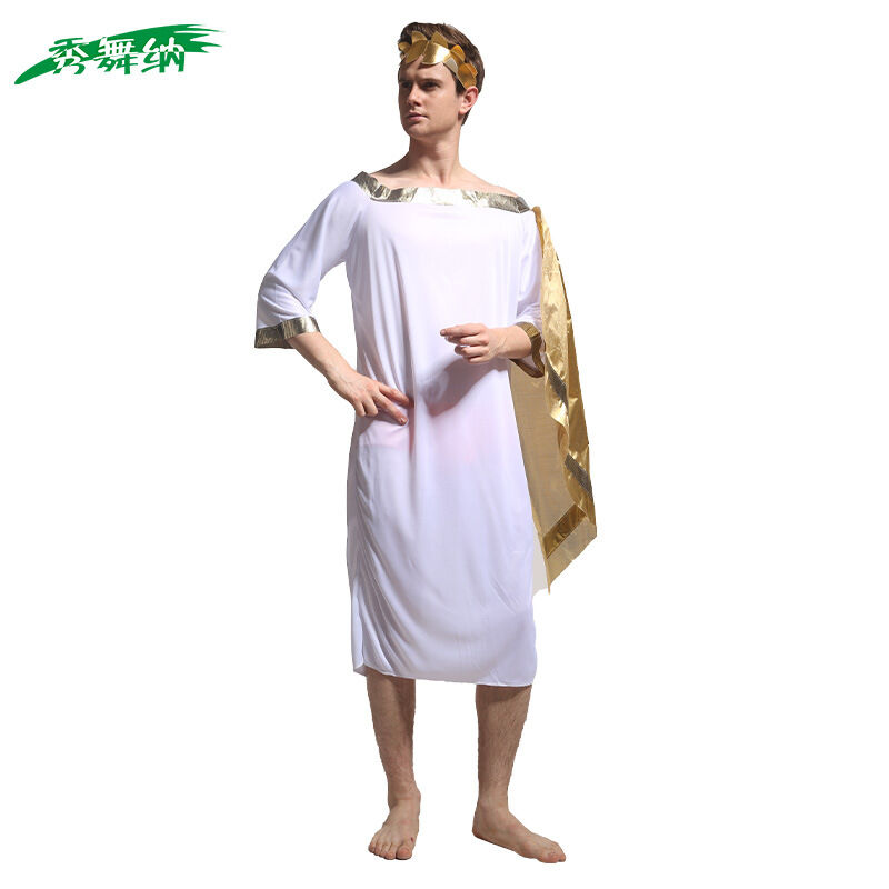 Adult Men Greek Male God Costume Masquerade Cosplay Halloween Cosplay ...