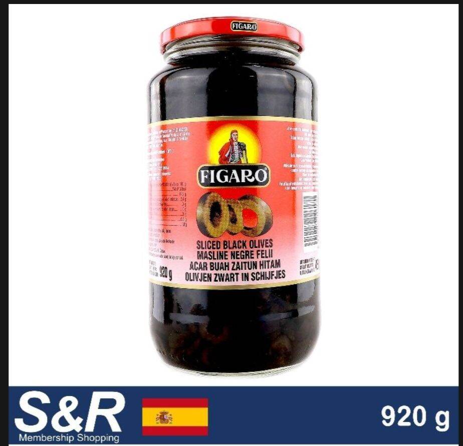 Figaro Sliced Black Olive 920g | Lazada PH