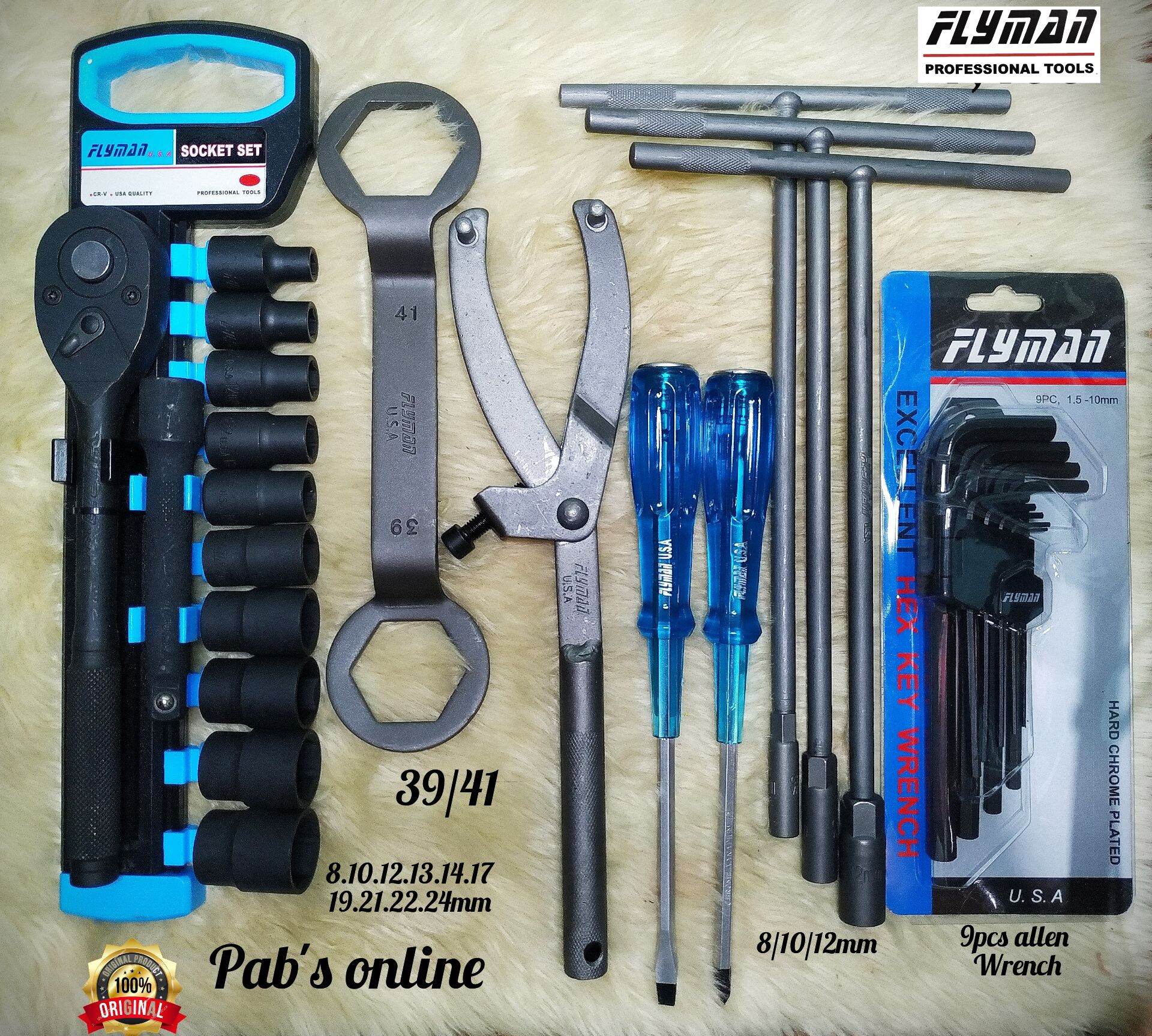 ORIGINAL FLYMAN USA CVT TOOLS SET FOR YAMAHA AND HONDA | Lazada PH