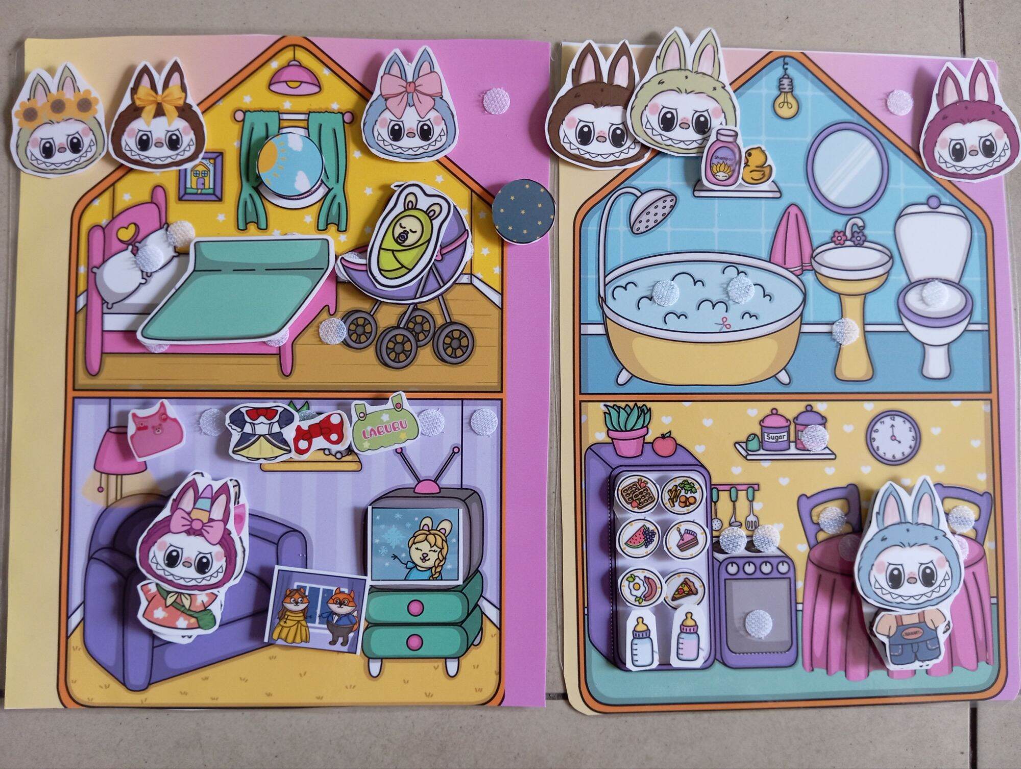 LABUBU paperdoll house | Lazada PH