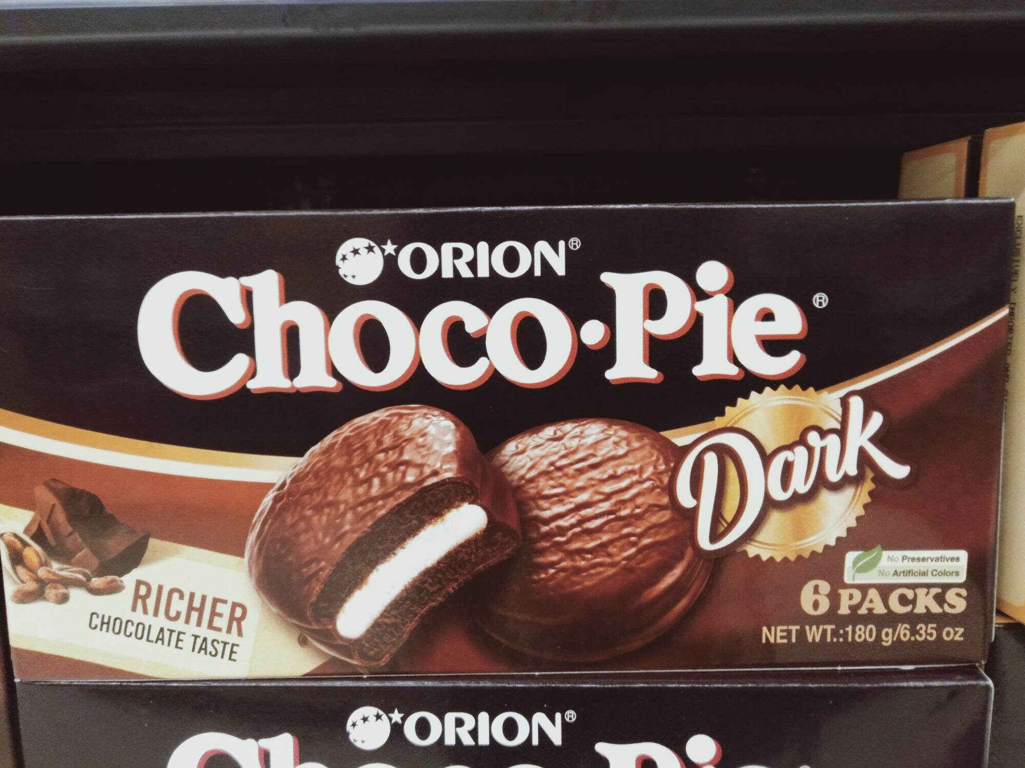 Orion Choco.Pie Dark Richer Chocolate Taste 6Packs | Lazada PH
