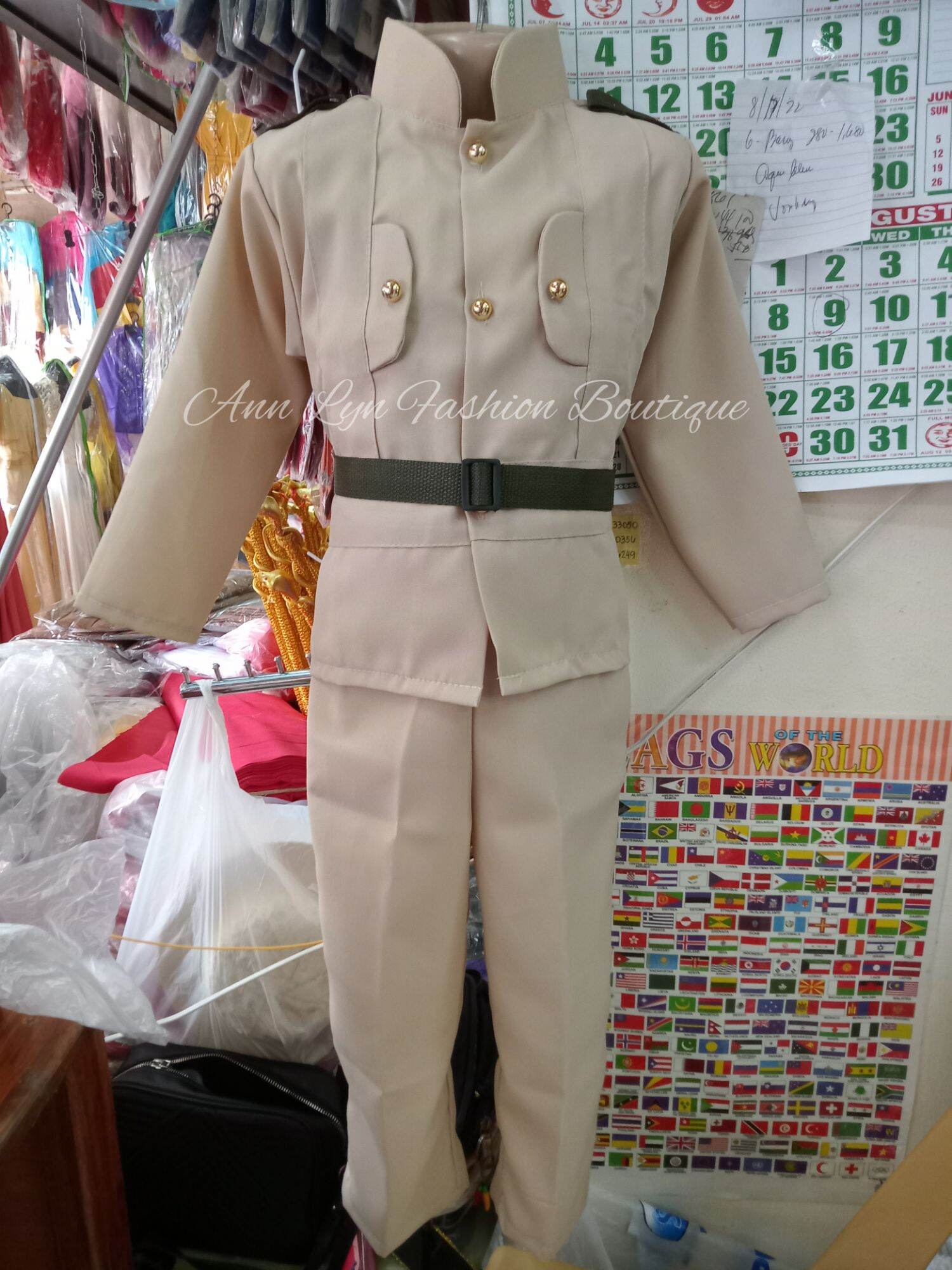 Heneral Luna Costume/Gregorio Del Pilar Costume for kids | Lazada PH