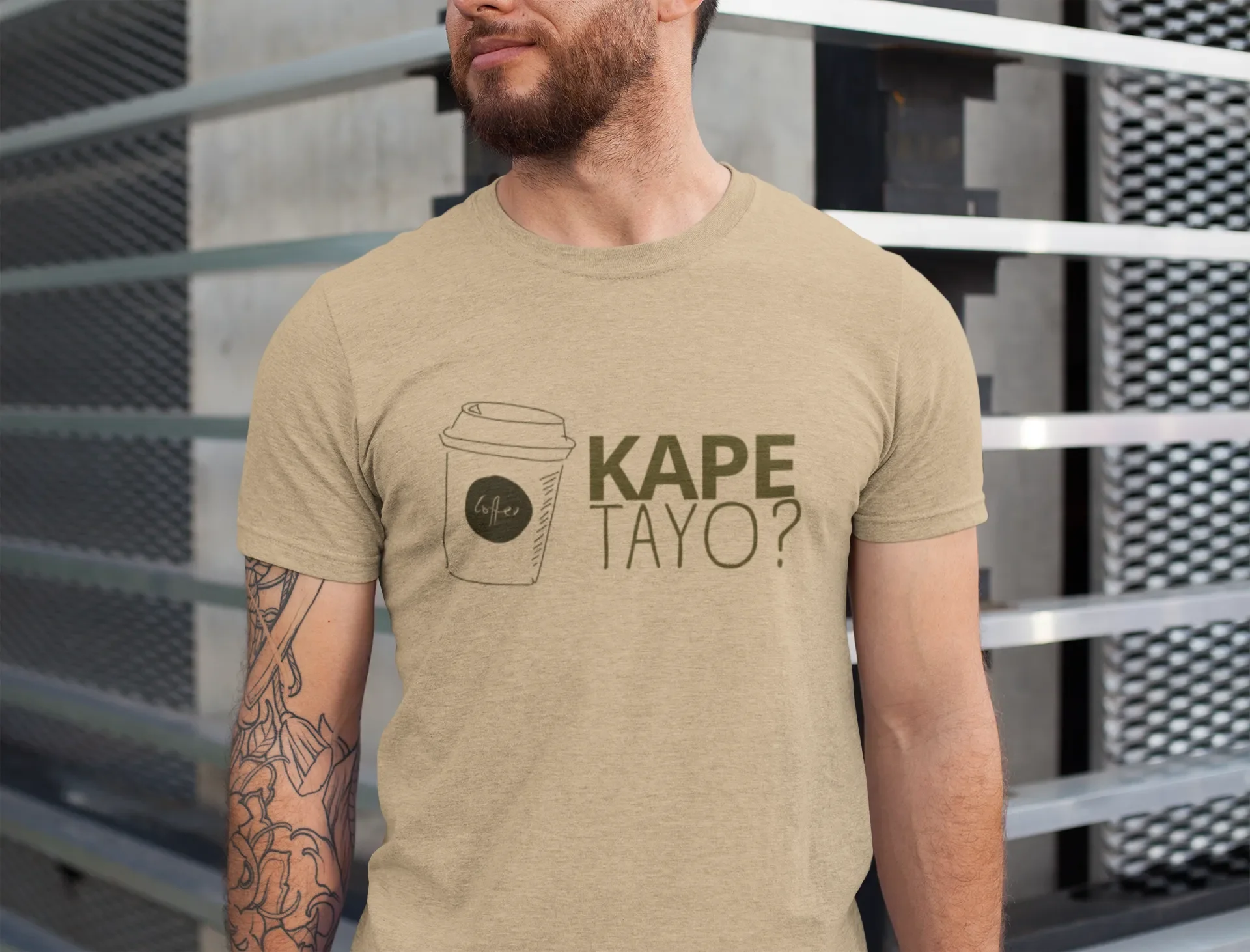Kape Tayo T-shirt (statement shirt TRAD Clothing)