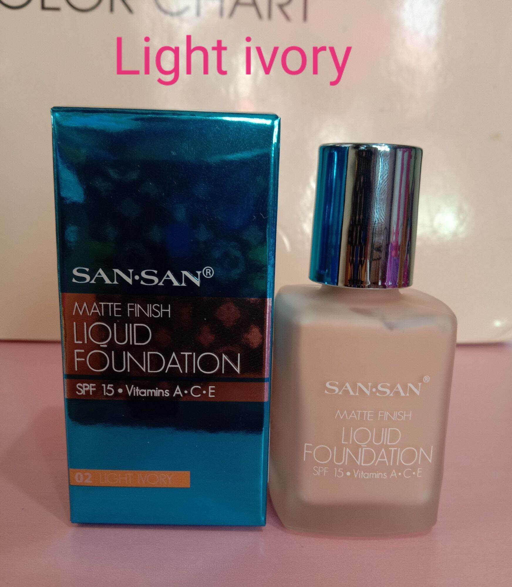 Hbc SanSan Cosmetics Matte Finish Liquid Foundation | Lazada PH