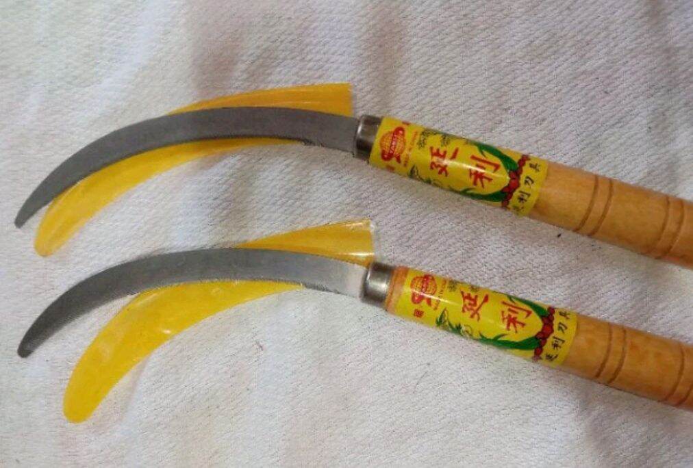 NewSun Multipurpose Long Handle Sickle Garden Tools Blade Karet Scythe ...