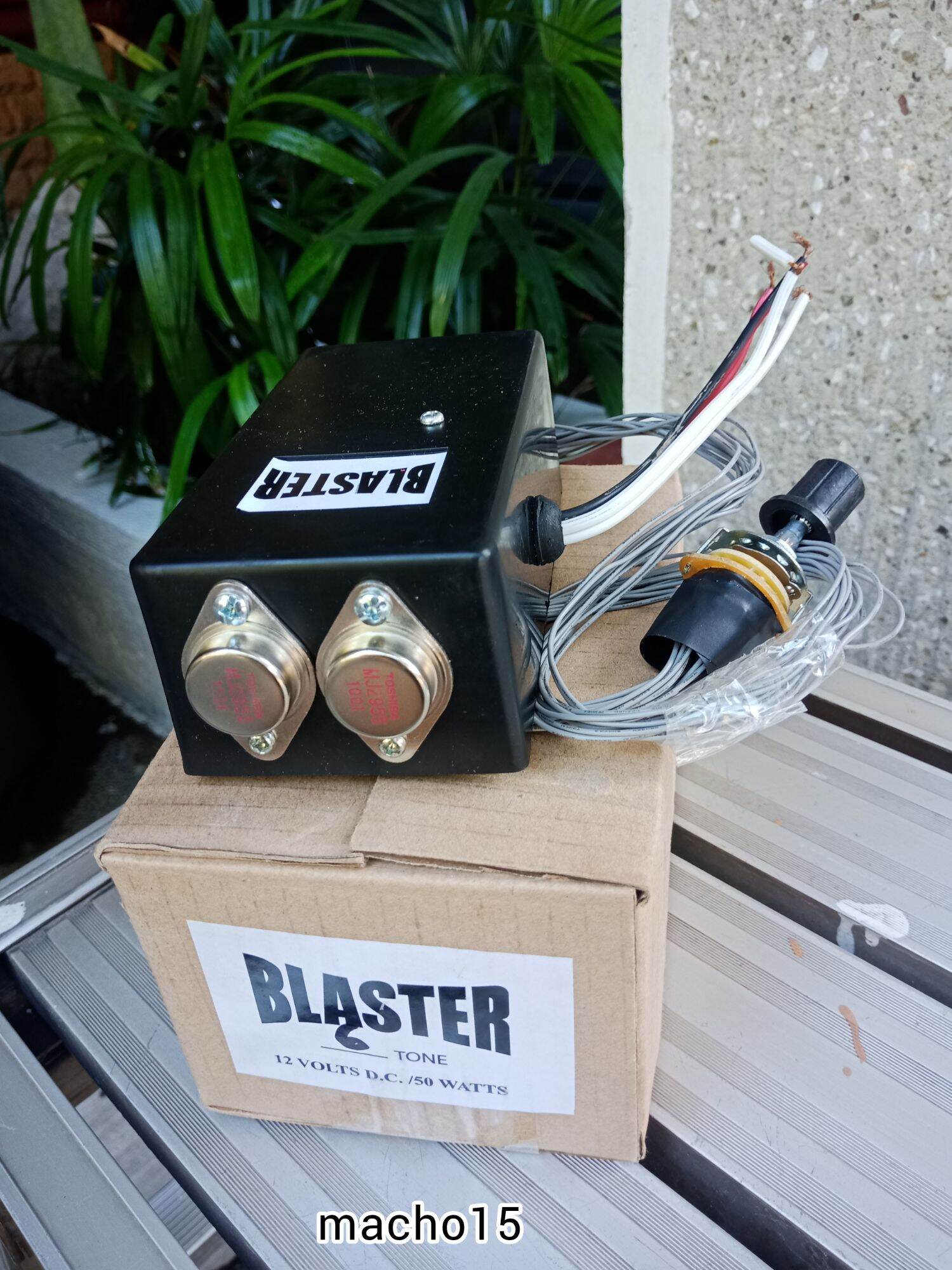 Wang Wang Siren 6 tones BLASTER Siren Amplifier with CROWN Horn Speaker ...