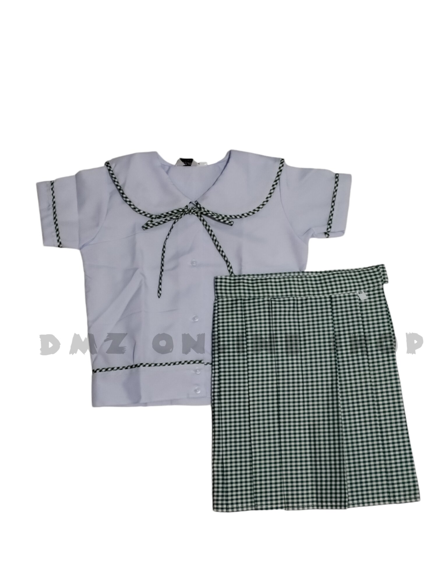 TERNO BLOUSE AND SKIRT CHECKERED SCHOOL UNIFORM (Red,Black,Green ...