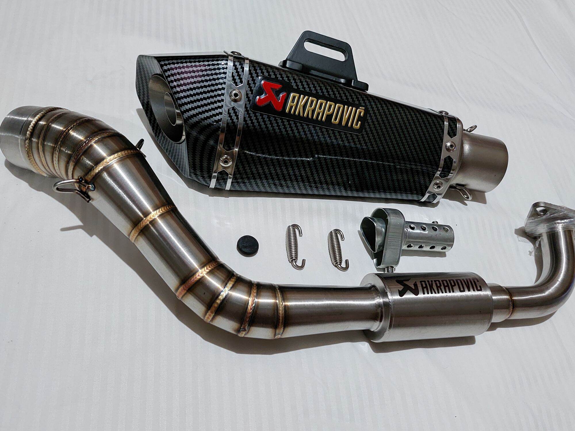Nmax version 2 and 2.1 Akrapovic Pipe full set | Lazada PH