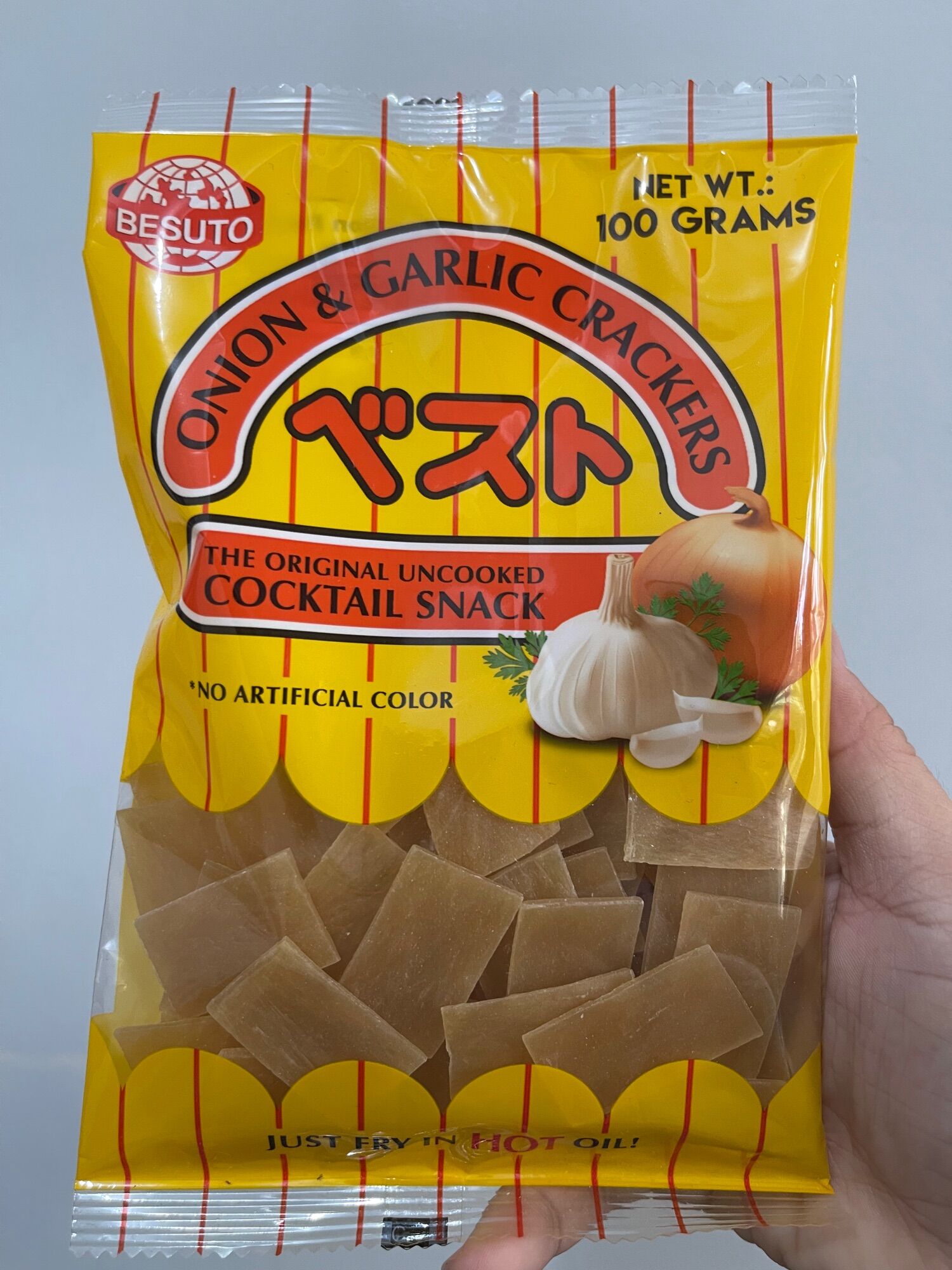 Besuto onion & Garlic crackers 100g, 250g, 500g | Lazada PH