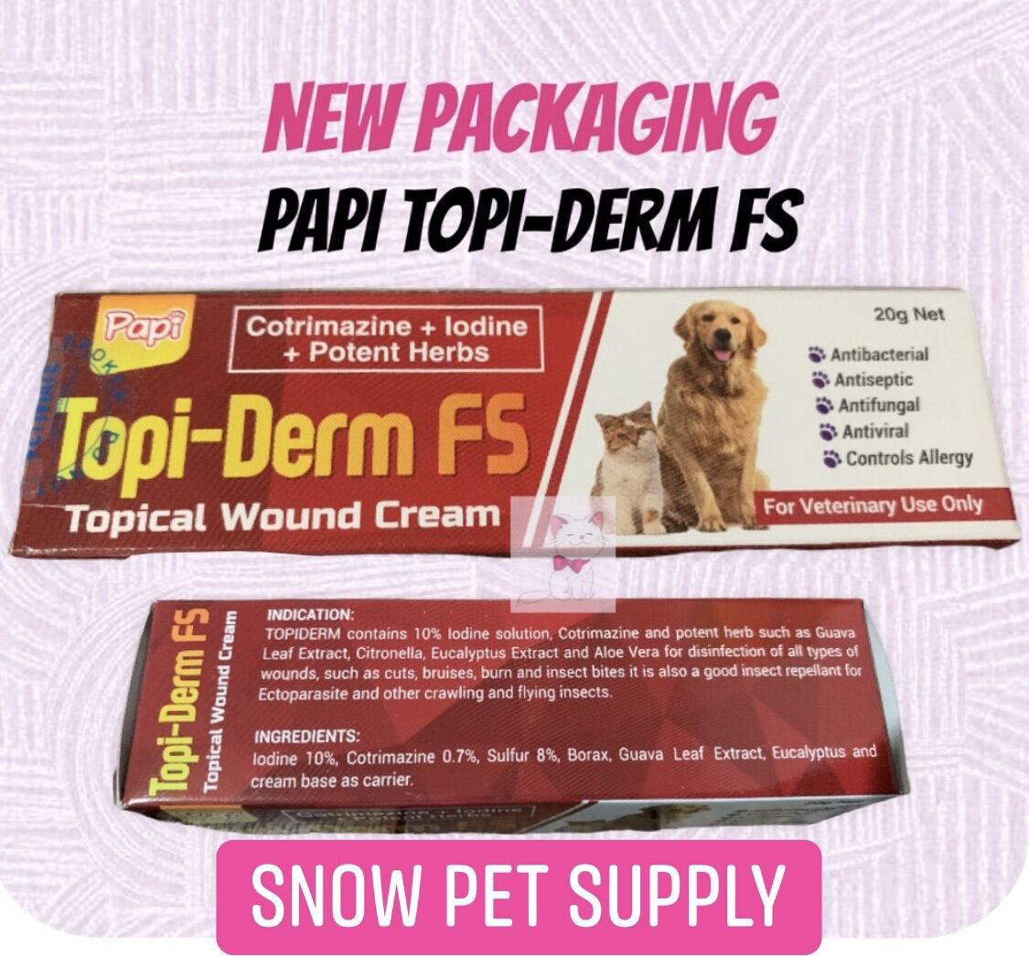 Papi Topi-Derm FS Wound Cream | Lazada PH