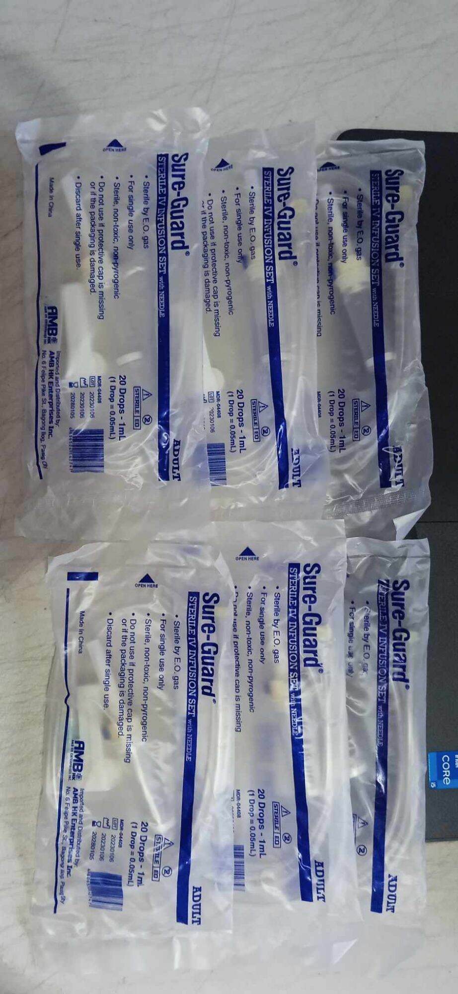 IV INFUSION SET WITH NEEDLE STERILE(SUREGUARD) | Lazada PH