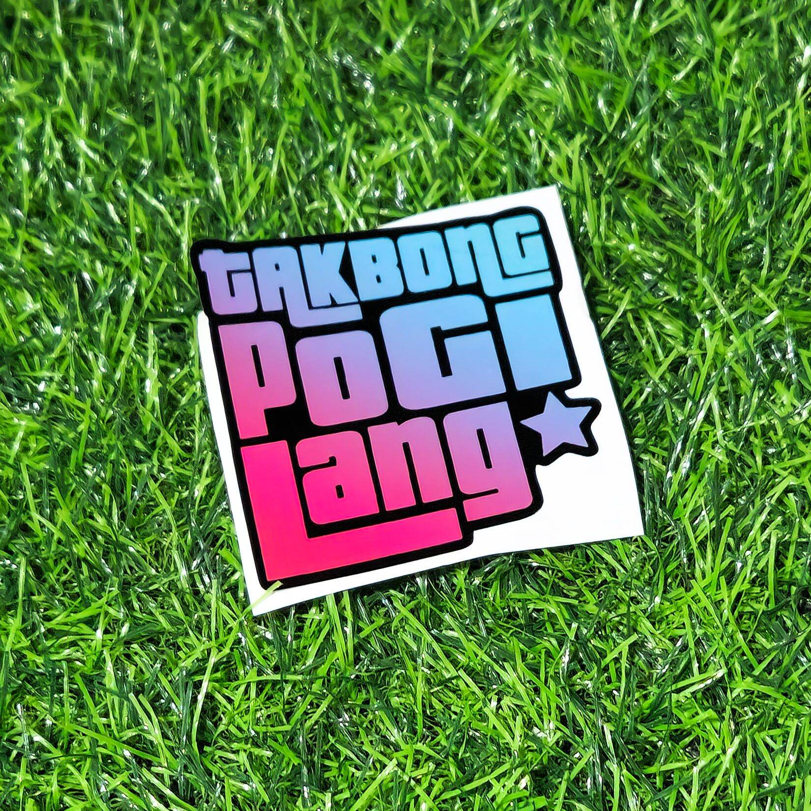 Waterproof Vinyl Stickers with Bugok, Takbong Pogi, Awit, Doraemon ...