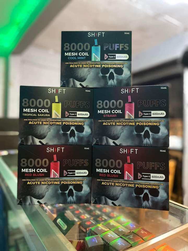 SHIFT DISPOSABLE PODS 8000 PUFFS LEGIT | Lazada PH