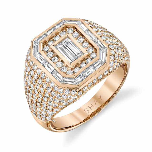 Milangirl New Hip Hop Rock Five Star Rings Men Luxury Gold S | Lazada PH