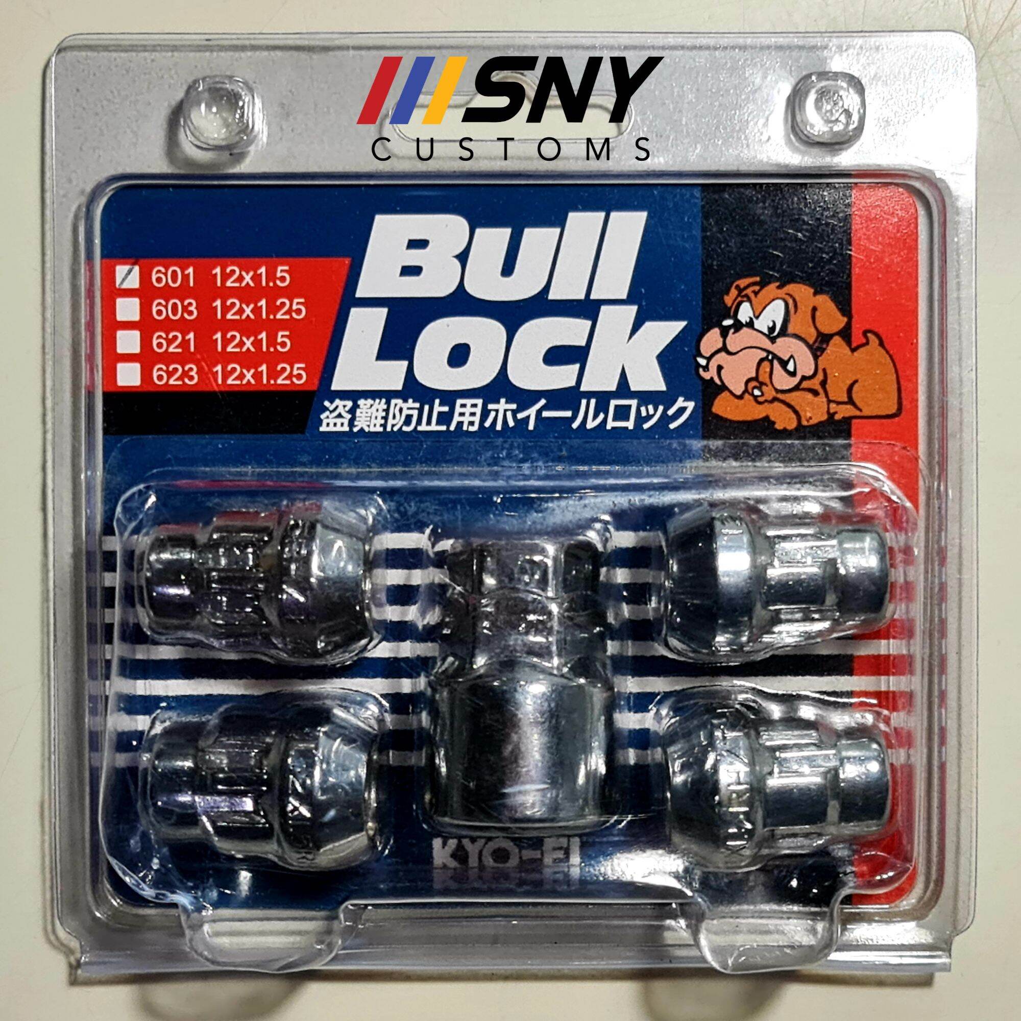 Kyo-Ei Bull Lock Rim Wheels Lugnut Lock kyoei 12 x 1.5 Size Toyota ...