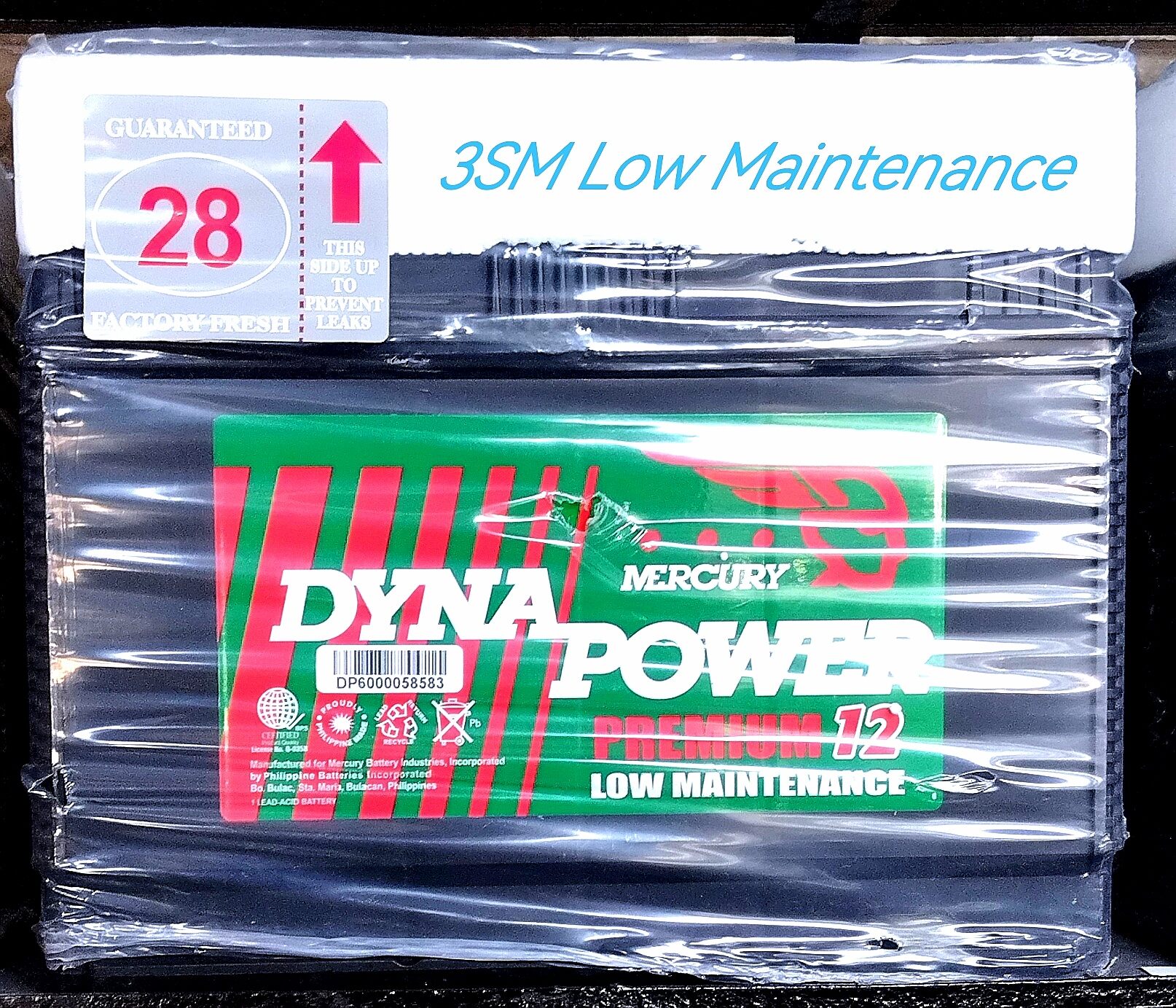 Dyna Power Car Battery 3SM Low Maintenance Car Battery Shell only | Lazada PH