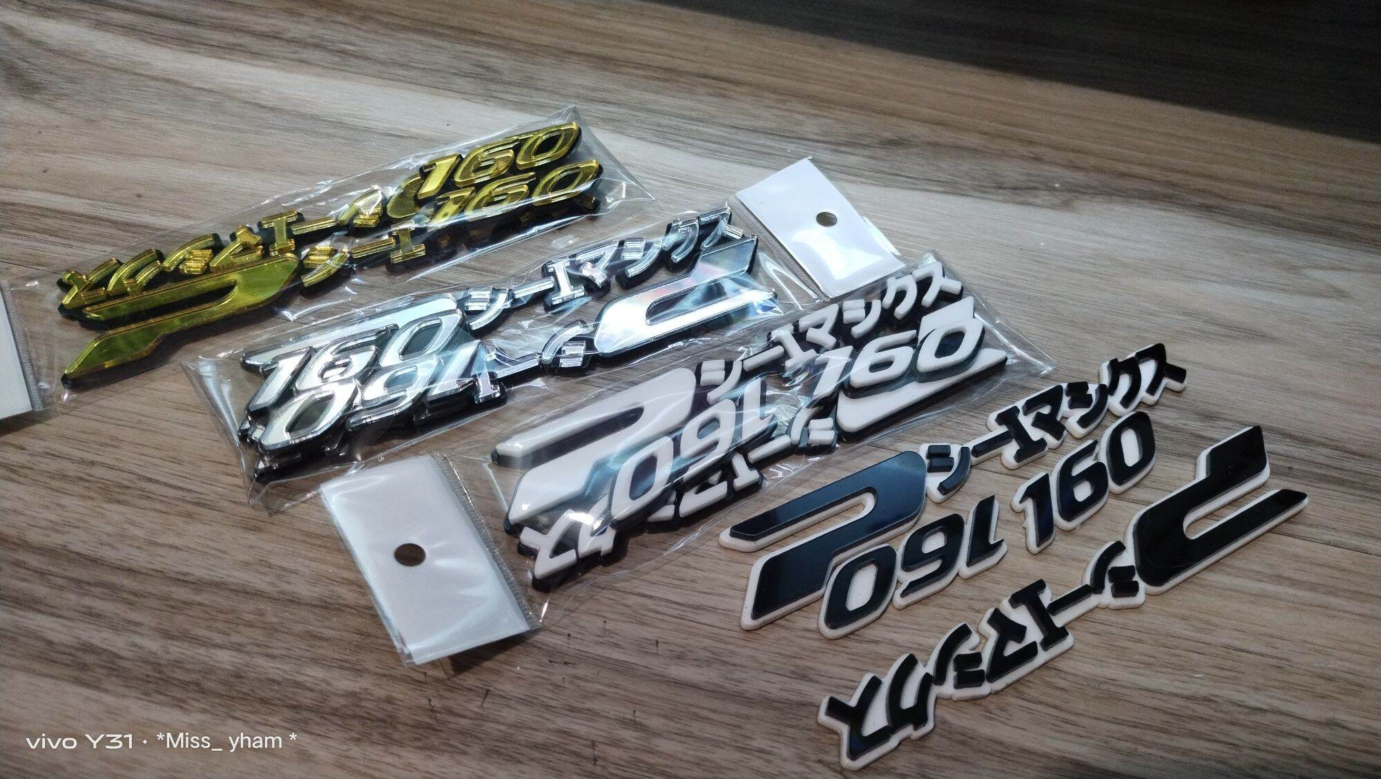 PCX 160 EMBLEM ( ACRYLIC EMBLEM) WITH 3M ADHESIVE | Lazada PH