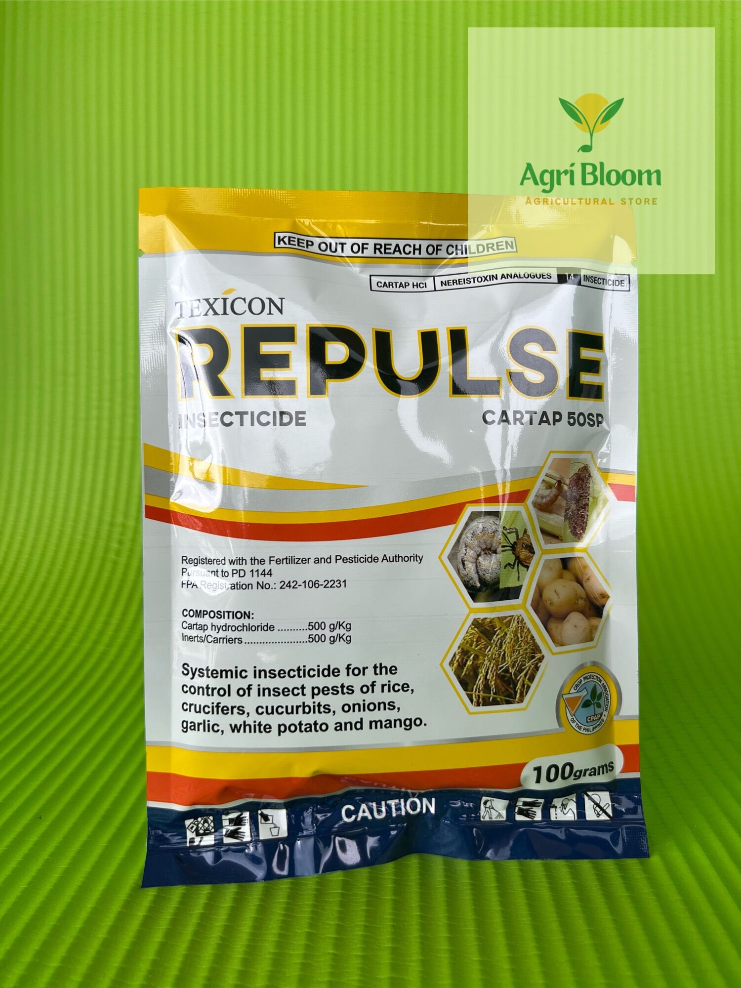 REPULSE 50 SP Cartap Insecticide (100 grams) - Texicon | Lazada PH