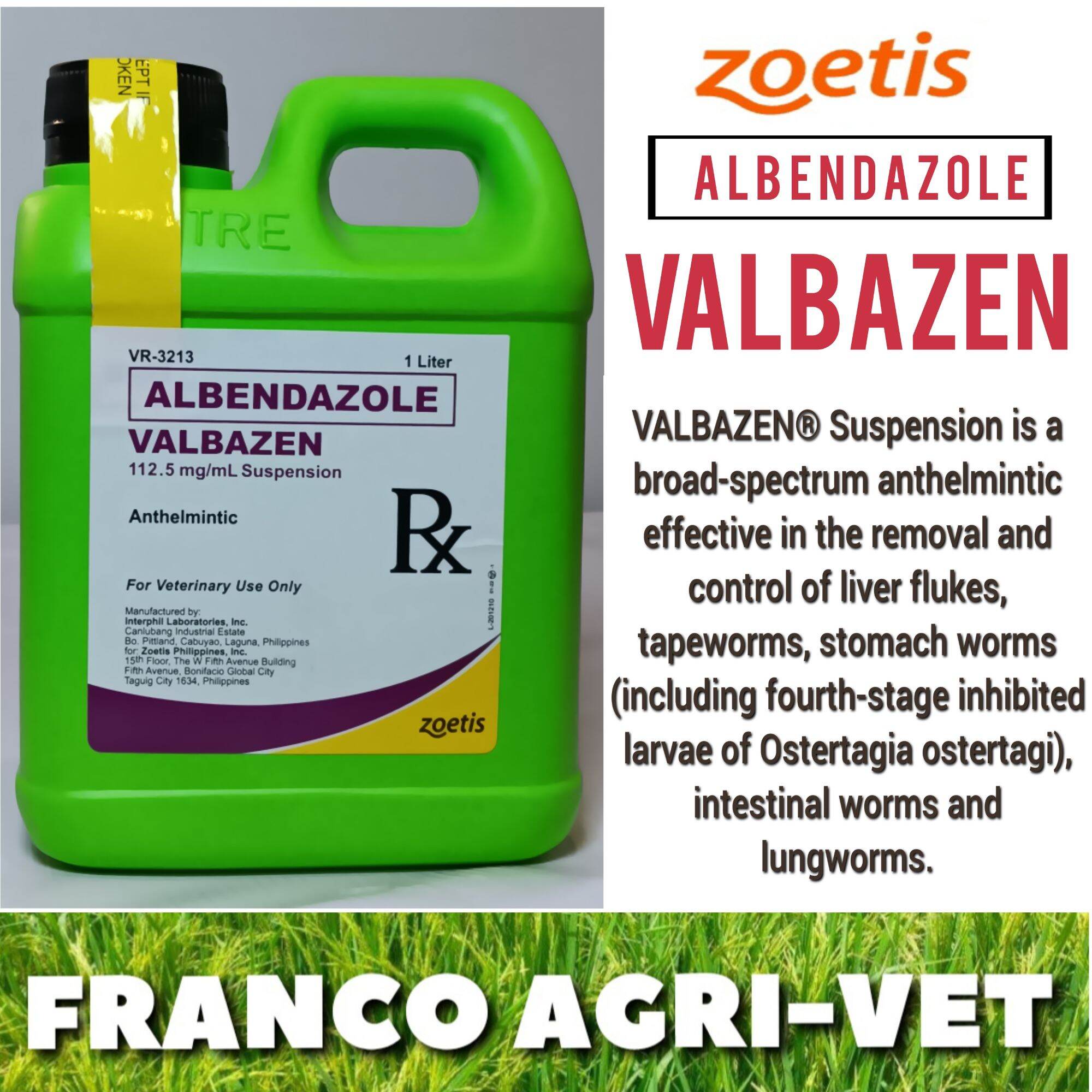 Valbazen (Albendazole) 1 Liter Anthelmintic | Lazada PH
