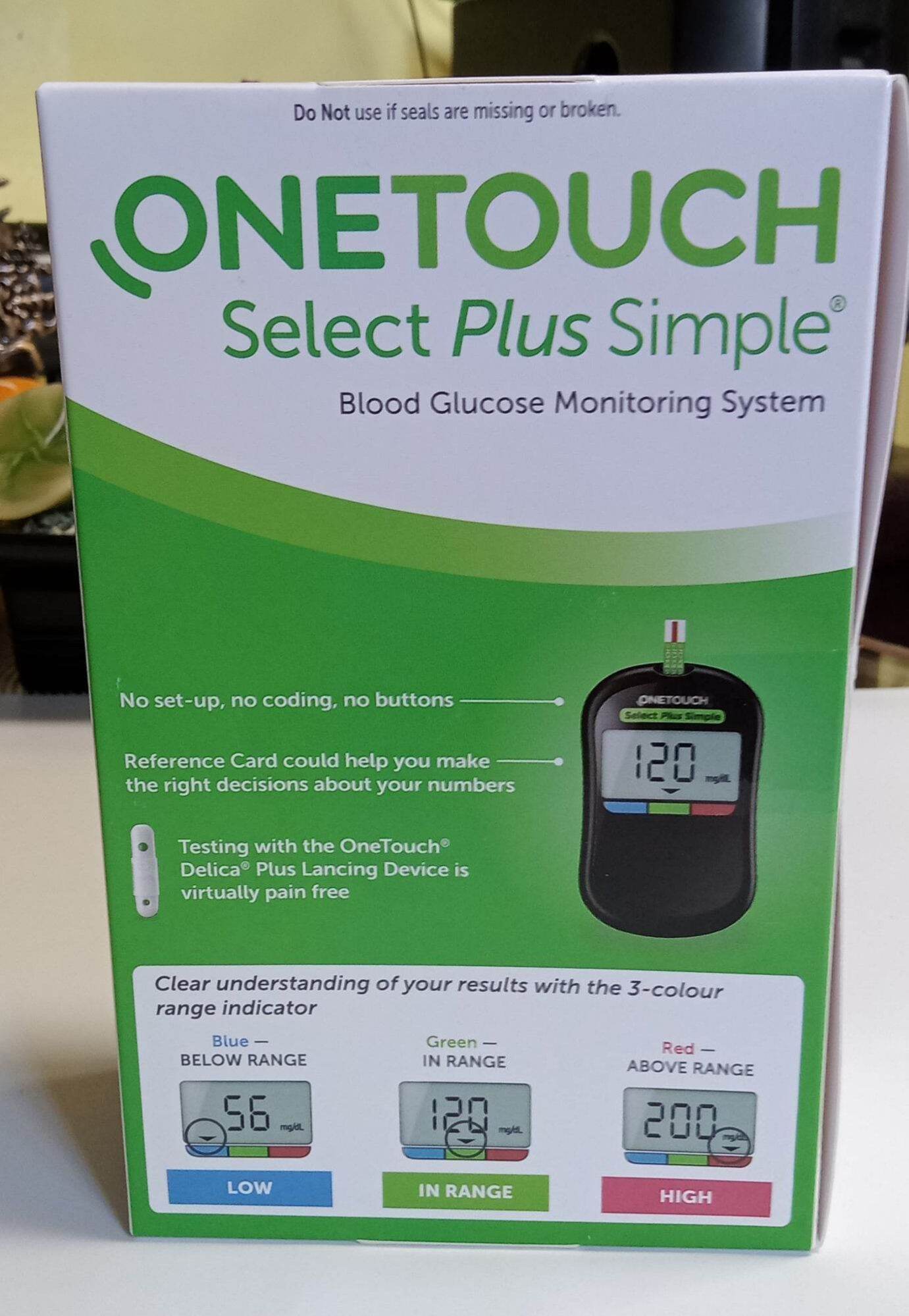 One Touch Select PLUS Simple Glucometer (Complete set) ORIGINAL | Lazada PH