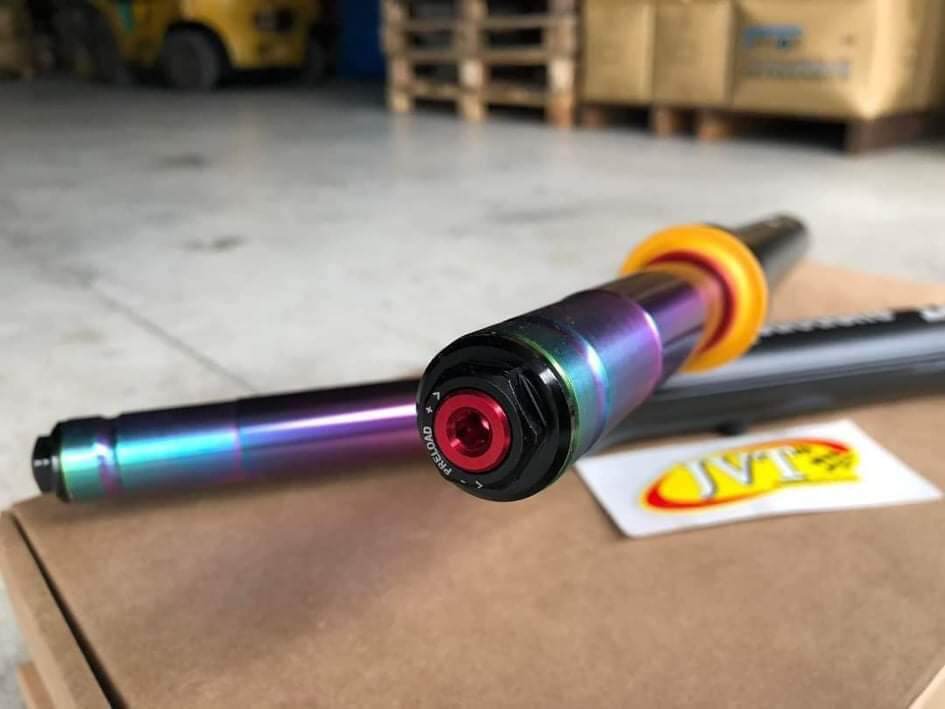 JVT FRONT SHOCK NMAX V1 V2 WITH PRE LOAD ADJUSTER(FOR STOCK T-POST ...