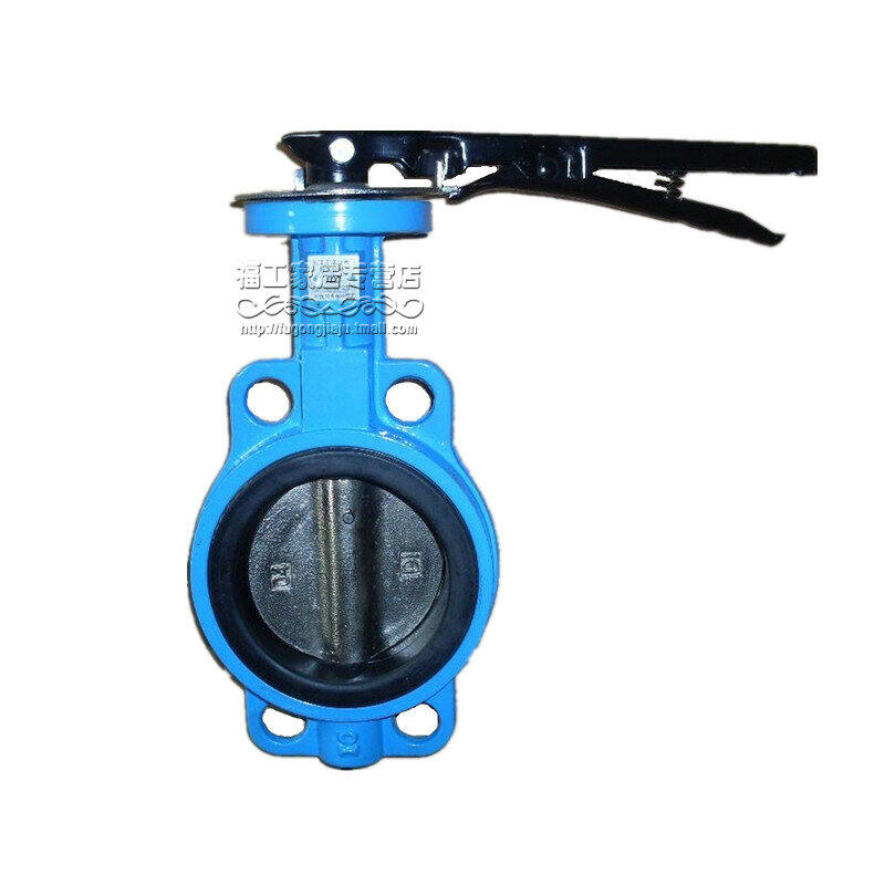 D71X-16 Wafer Type Manual Butterfly Valve Hand Lever Butterfly Valve DN50/65/80/100/125/150 ...