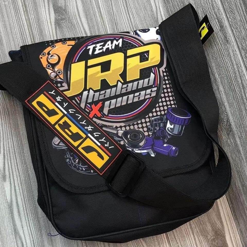 Team JRP Thailand x Pinas Black Strap Messenger Flip Overlap Bag ...