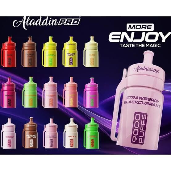 ALADDIN PRO MORE ENJOY 9000 PRE- FILLED POD REPLACEMENT & BATTERY ...