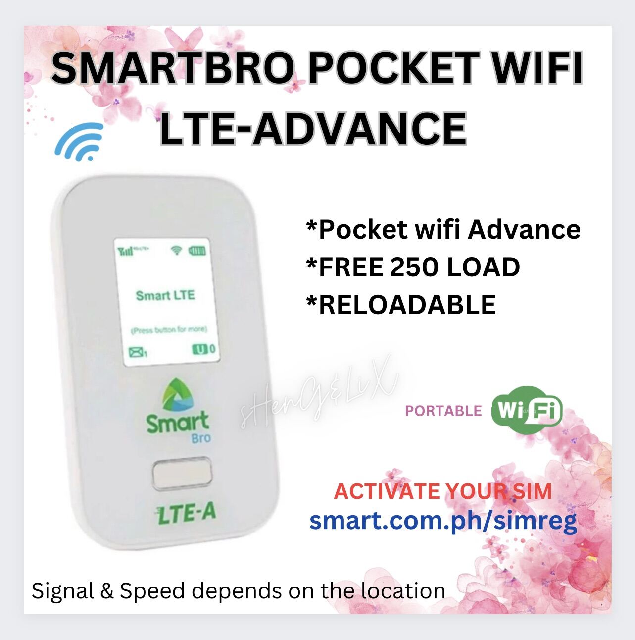 LIFETIME OPENLINE SMARTBRO POCKET WIFI ADVANCE FREE 250 LOAD EVOLUZN ...
