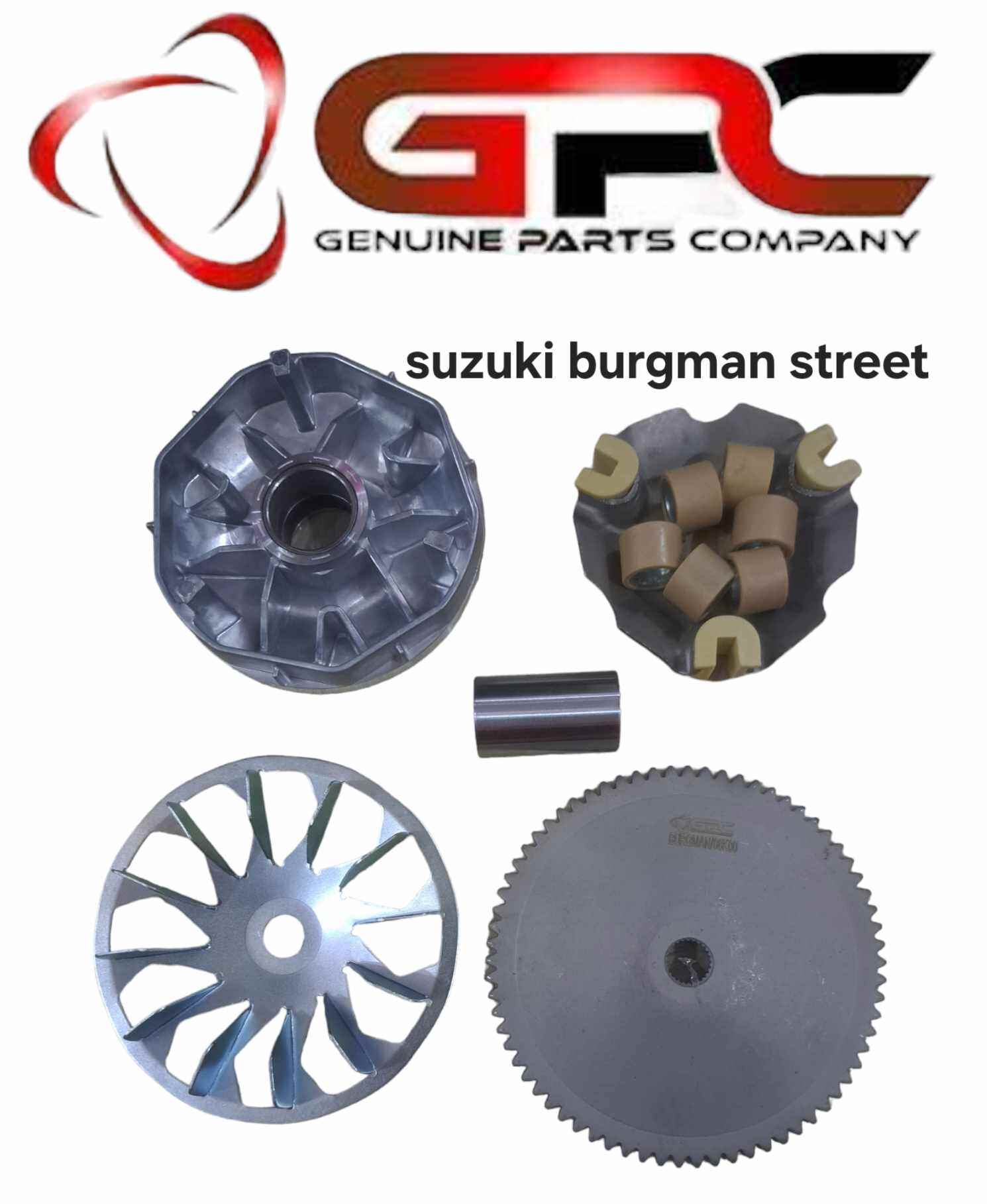gpc front complete pulley set suzuki burgman street | Lazada PH