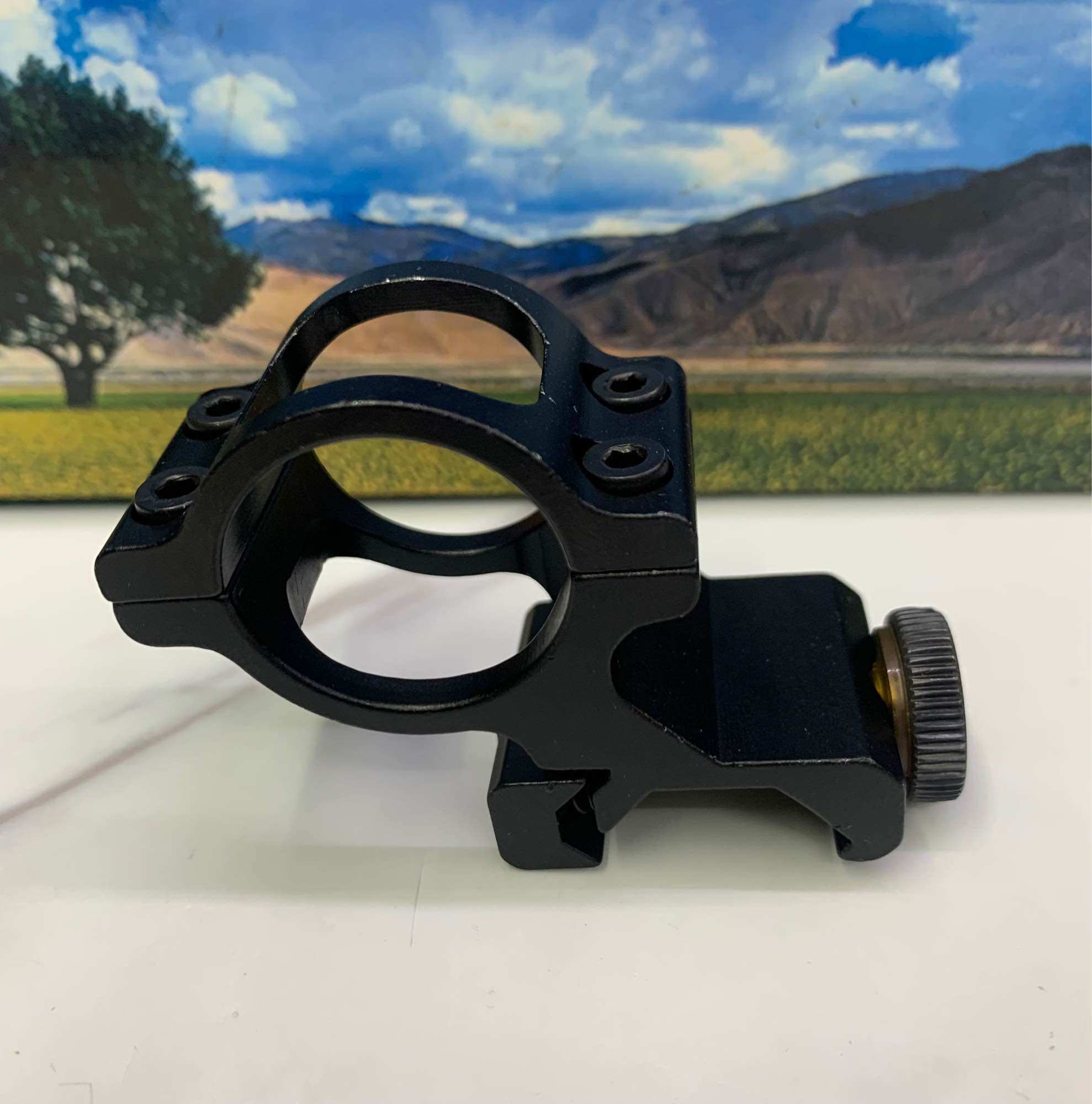 New Ring 25mm Flashlight Holder Mount Fit 20mm Standard Picatinny ...