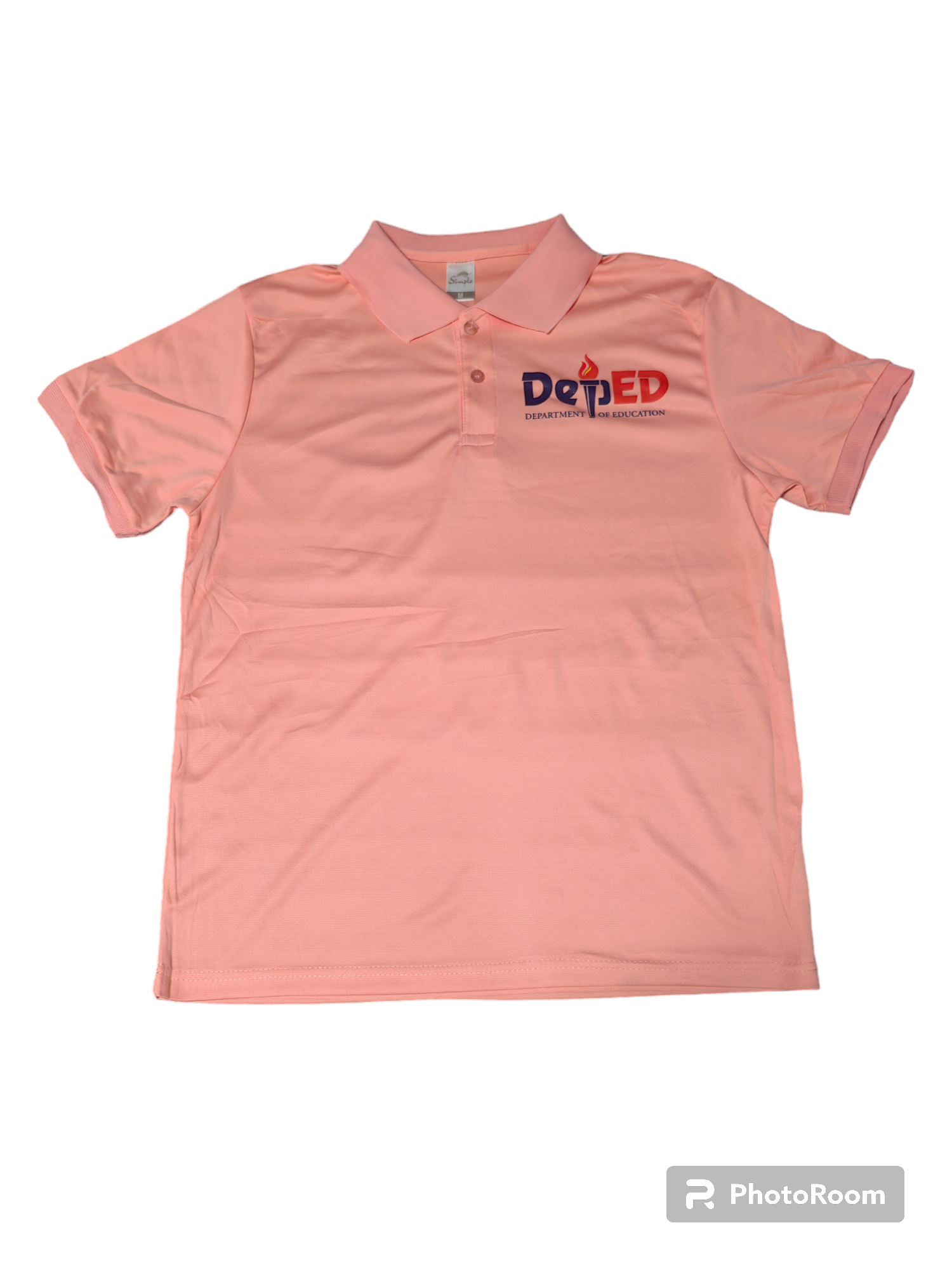 Customized DEPED MATATAG Peach Drifit Polo Shirt | Lazada PH
