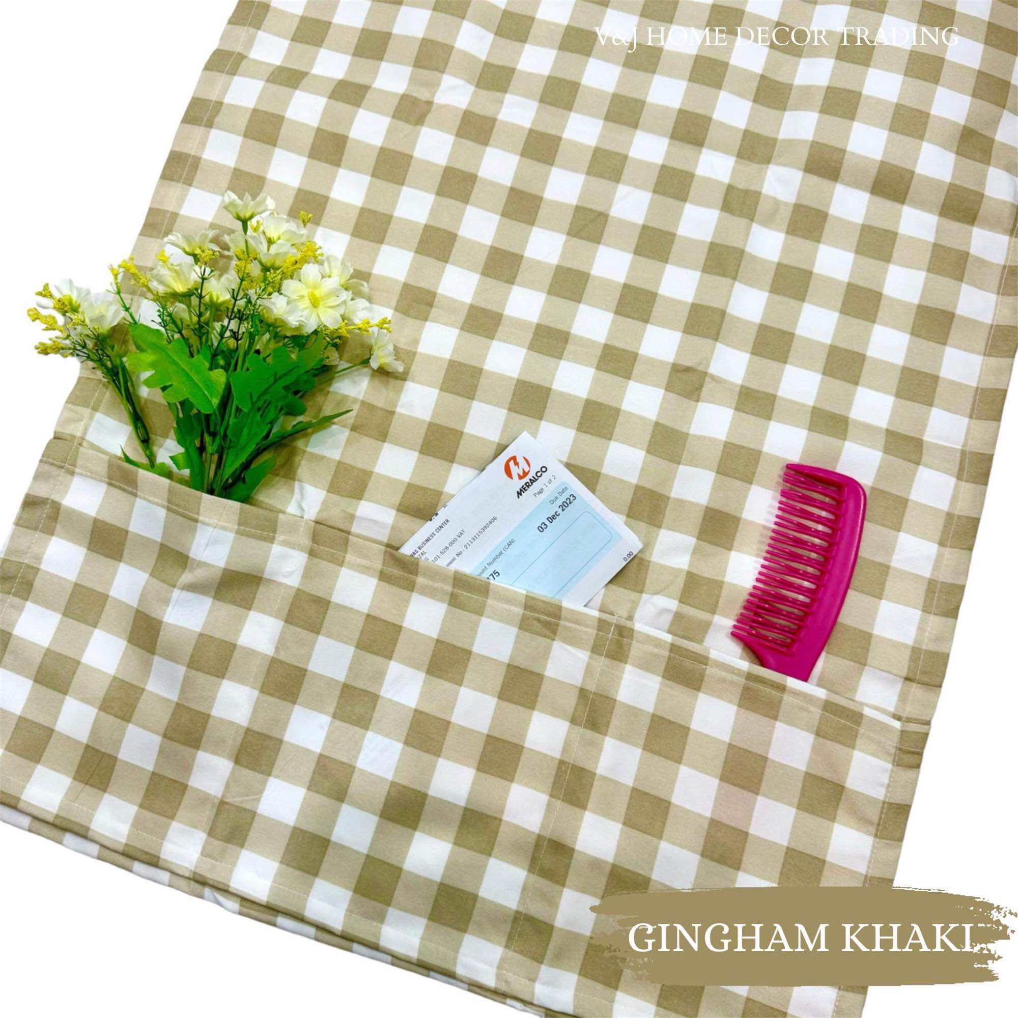 REF COVER PLAIN AND PRINTED Refrigerator Dust Proof Cover with Pockets ...